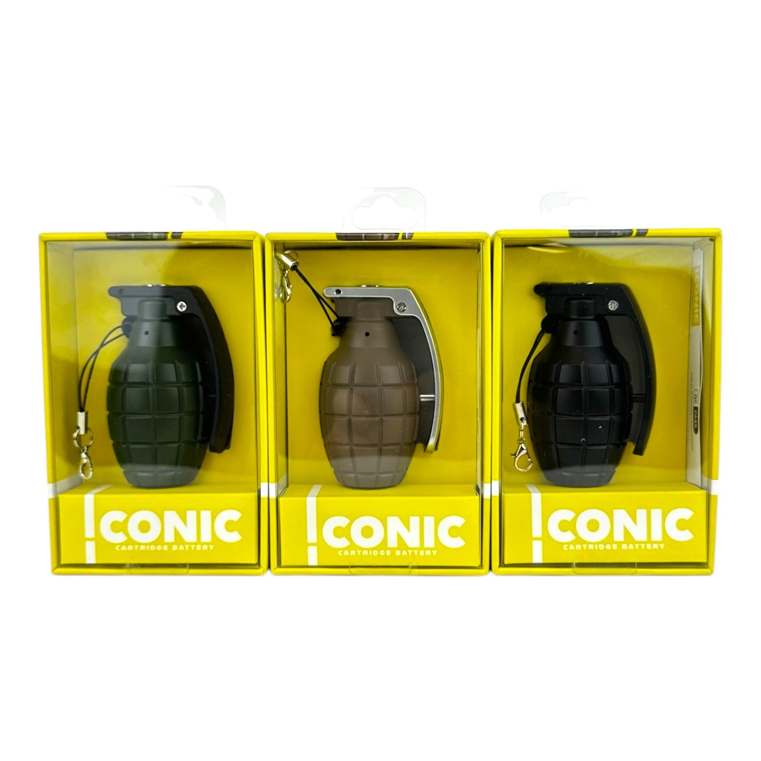 Iconic Grenade 500mah XL Cartridge Battery 120pc/Case – SmokeTokes