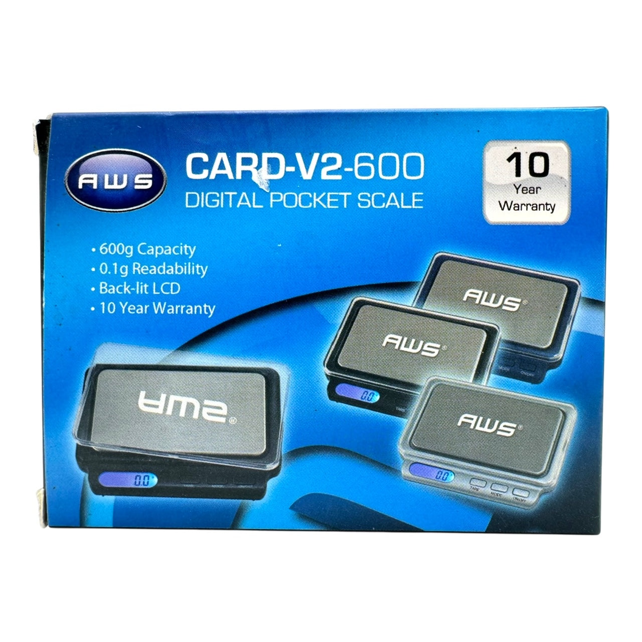 Buy AWS Card-V2-600 Digital Pocket Scale 600 x 0.01g | Smoke Tokes ...