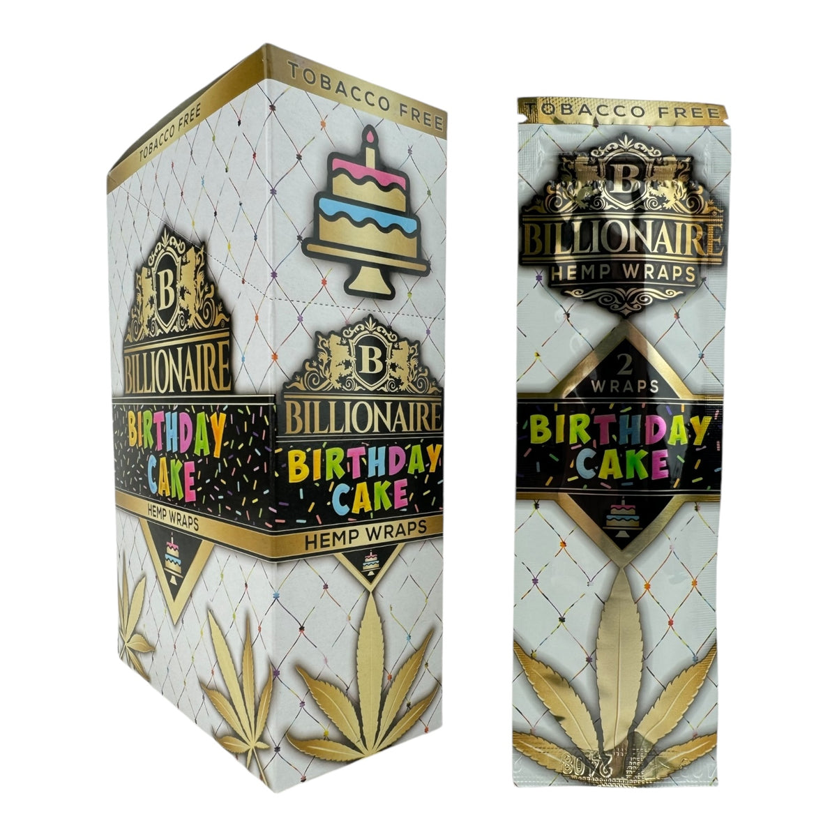 Bulk Billionaire Hemp Wraps Birthday Cake – Smooth Flavor, Fresh Wraps