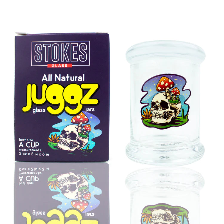 Juggz Skeleton Glass Jar | Stokes Juggz Skeleton Glass Jar – Smoke Tokes