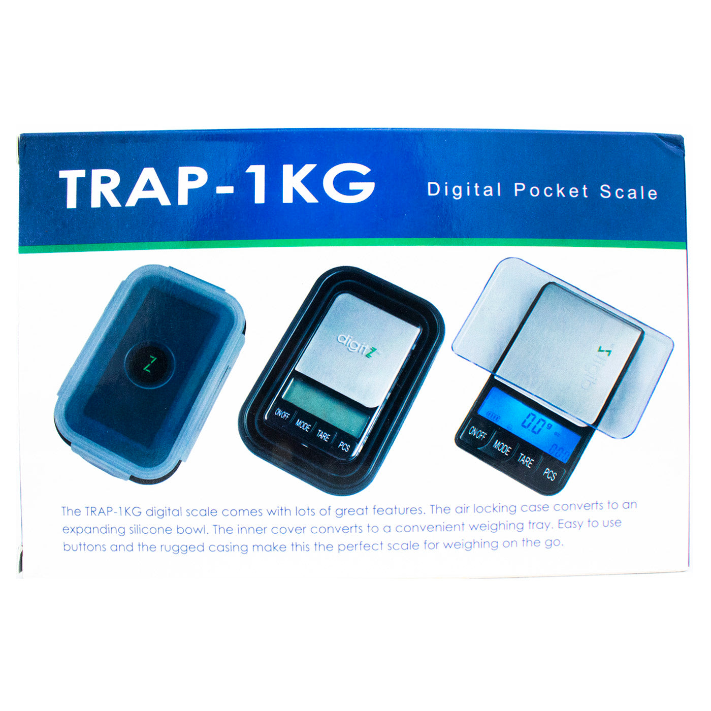 DigitZ Trap - 1KG Digital Pocket Scale – SmokeTokes