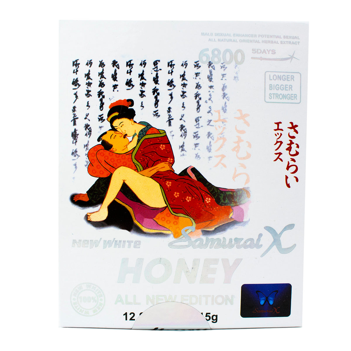 "New White" Samurai X - Honey Male Enhancement (12ct Box)