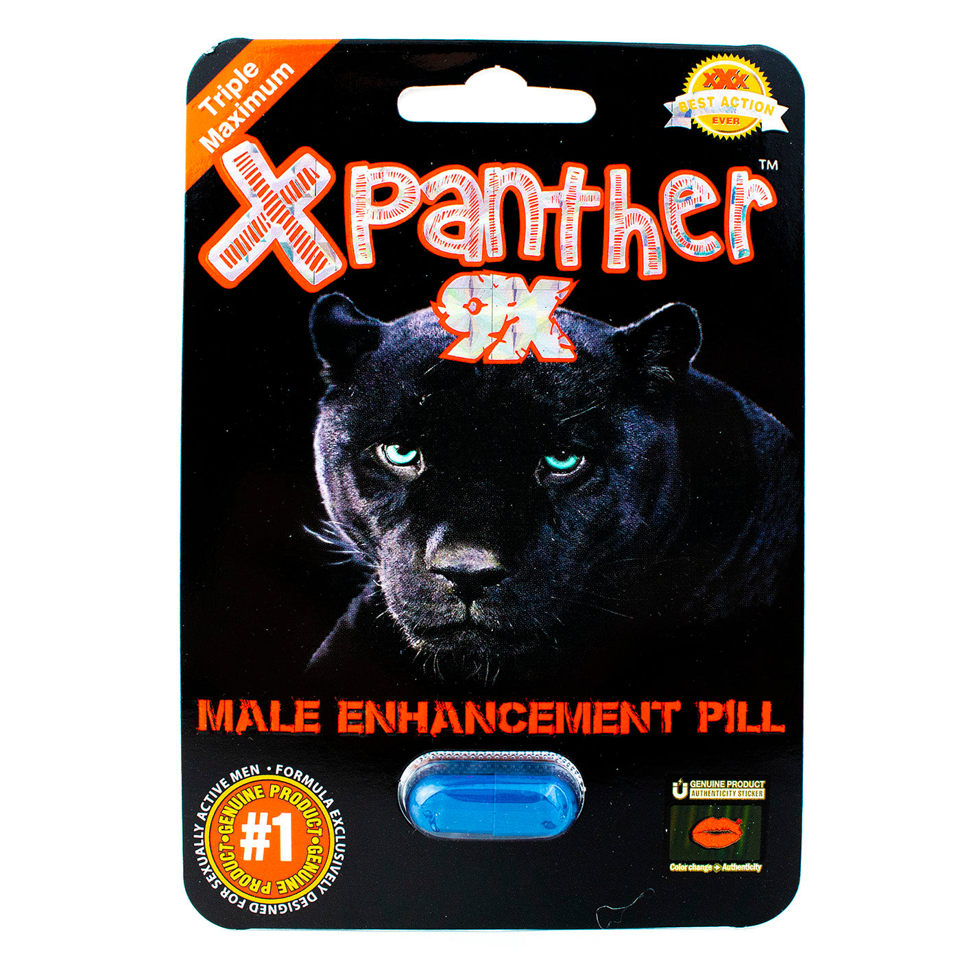 XPanther 9X Triple Maximum Male Sexual Enhancement Pill (30ct Display ...