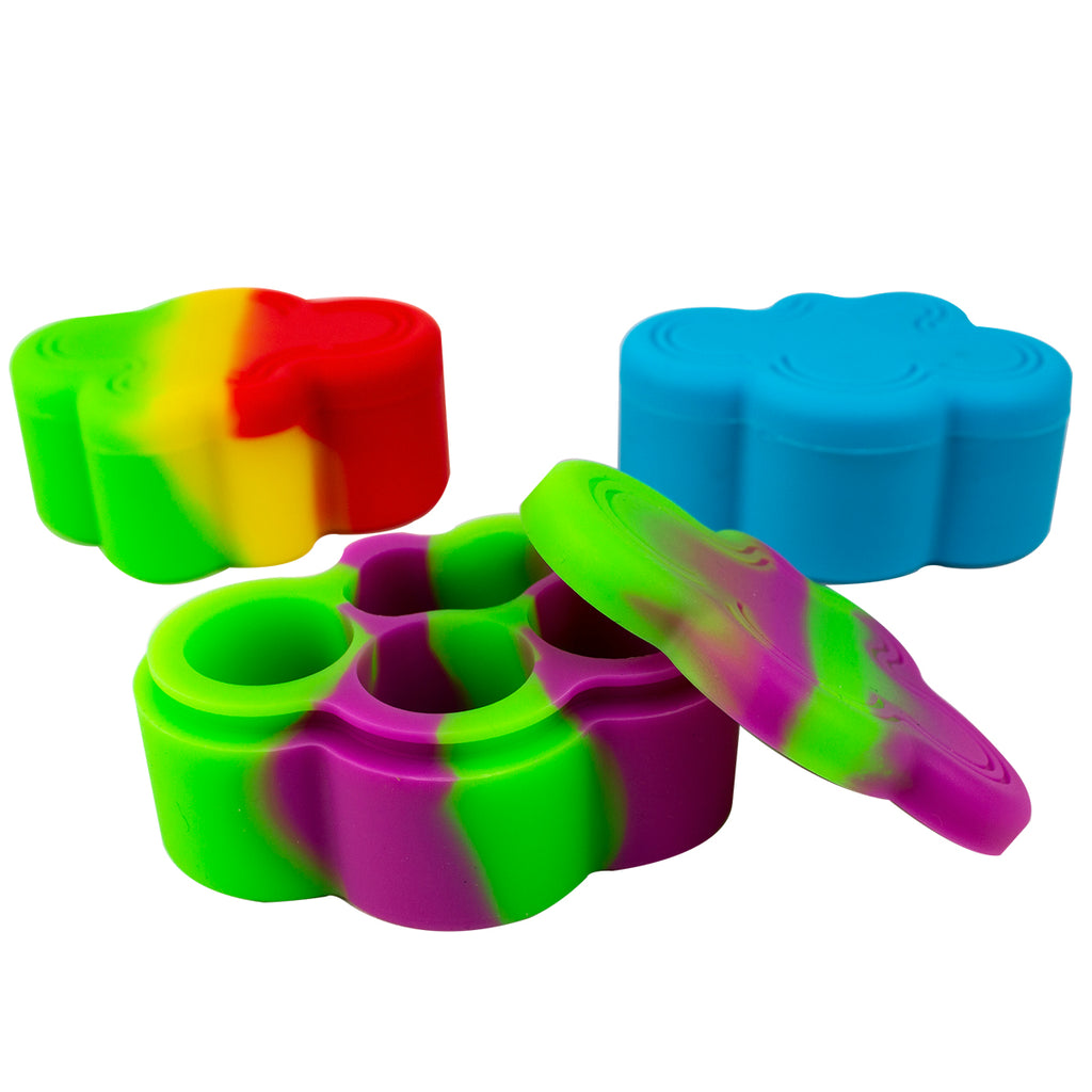 Silicone Concentrate Glass Containers Jar | Silicone Containers Price ...