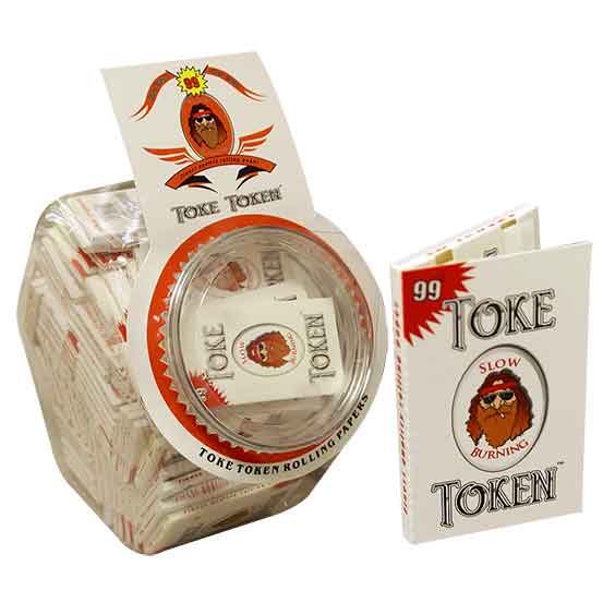 Toke Token 1.0" Rolling Paper Display @ Smoke Tokes – SmokeTokes