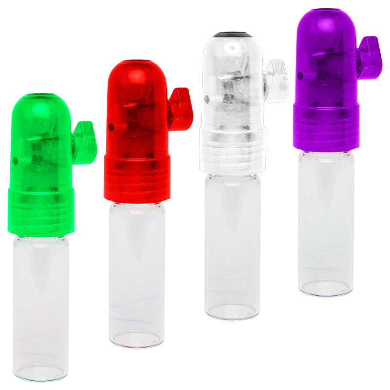 Large Glass Vial with Bullet Cap | Bullet Cap Large Glass Vial – Smoke ...