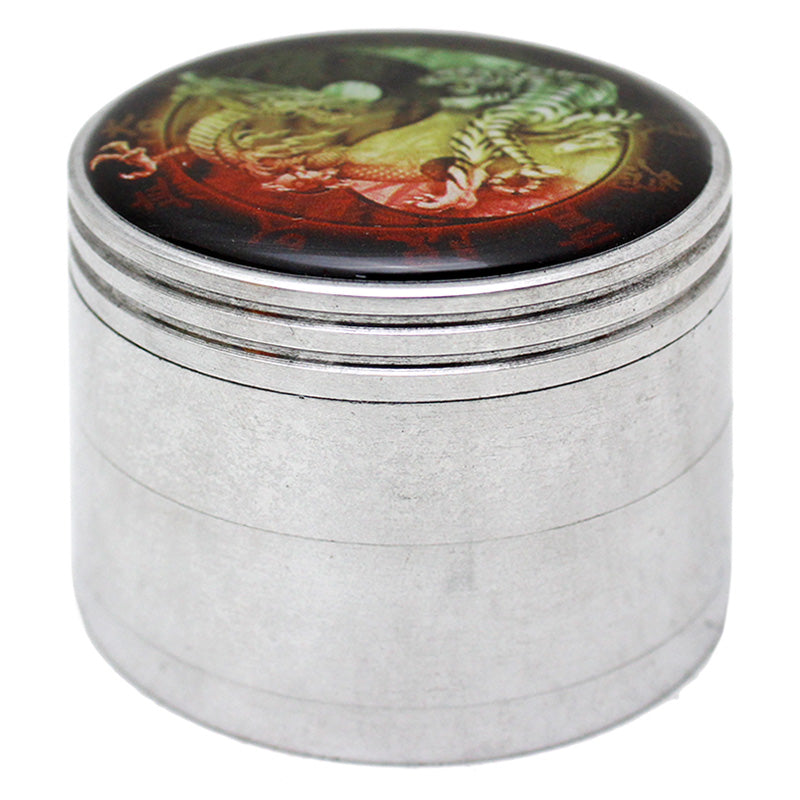 Aluminum 4 Part Assorted Sticker 50mm Grinder