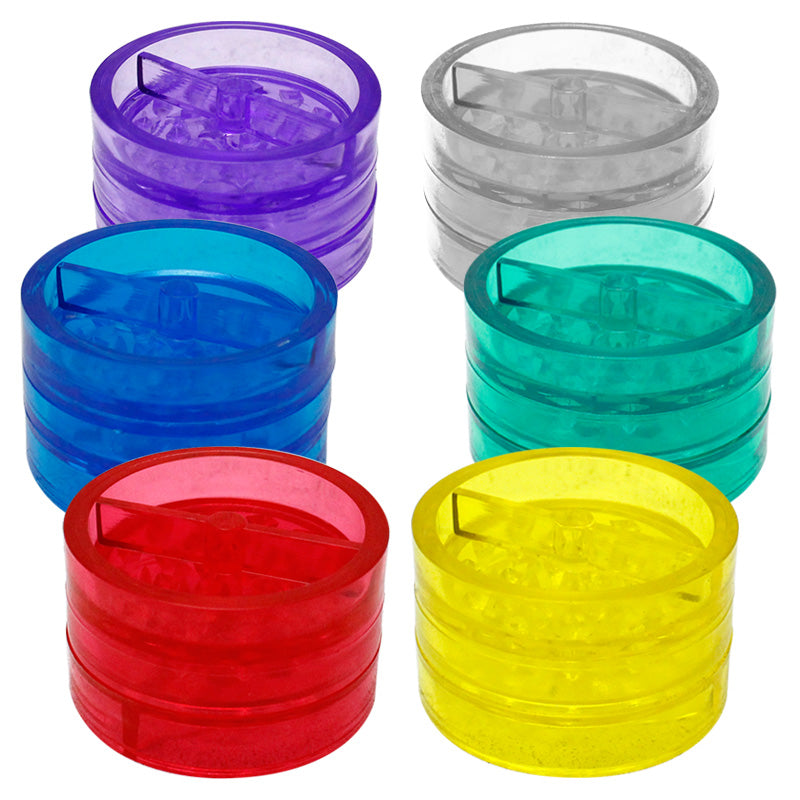 Acrylic 2 Part 2.0" Grinder | Dry Herb Grinders Acrylic 2