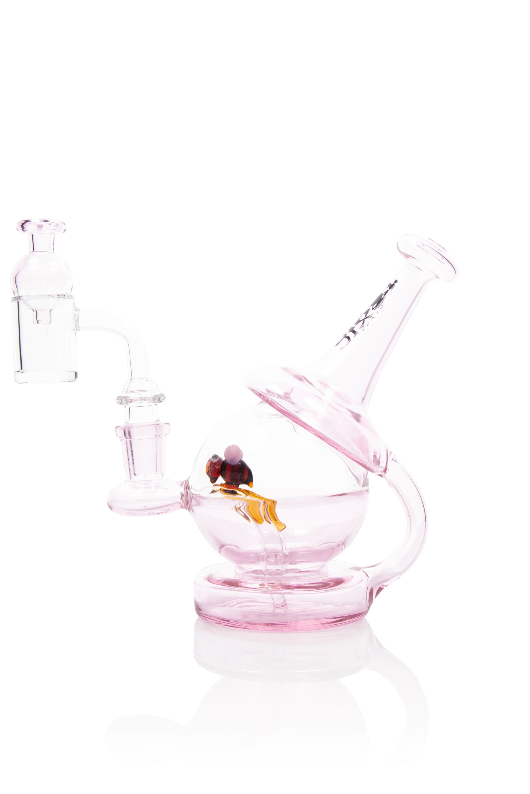 6" TX34 Toxic Bee Dome Complete Rig Kit Water Pipe by MK 100 Glass