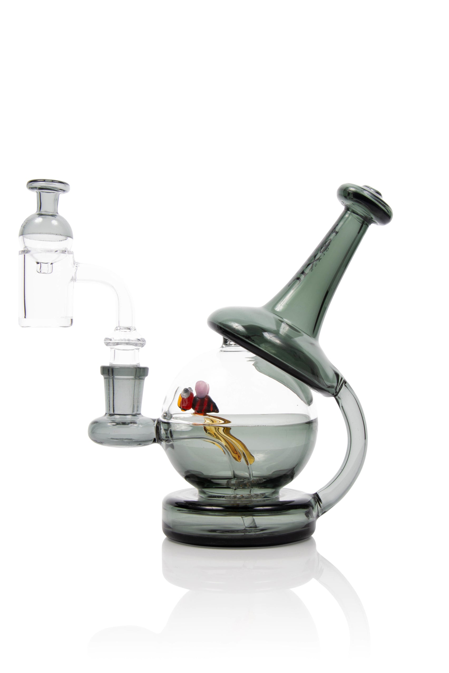 6" TX34 Toxic Bee Dome Complete Rig Kit Water Pipe by MK 100 Glass