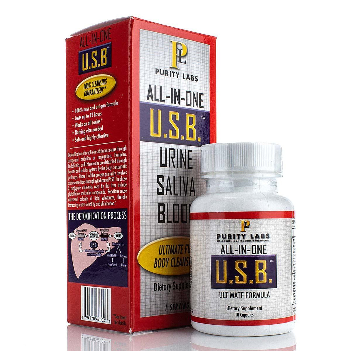 All in One USB Detox Clean Capsules by Purity Labs Best Price