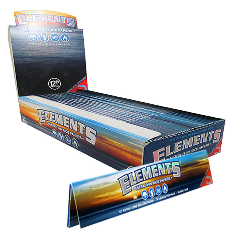 Order Elements Magnetic 12 Inch Rolling Paper – Smooth & Easy Rolling ...