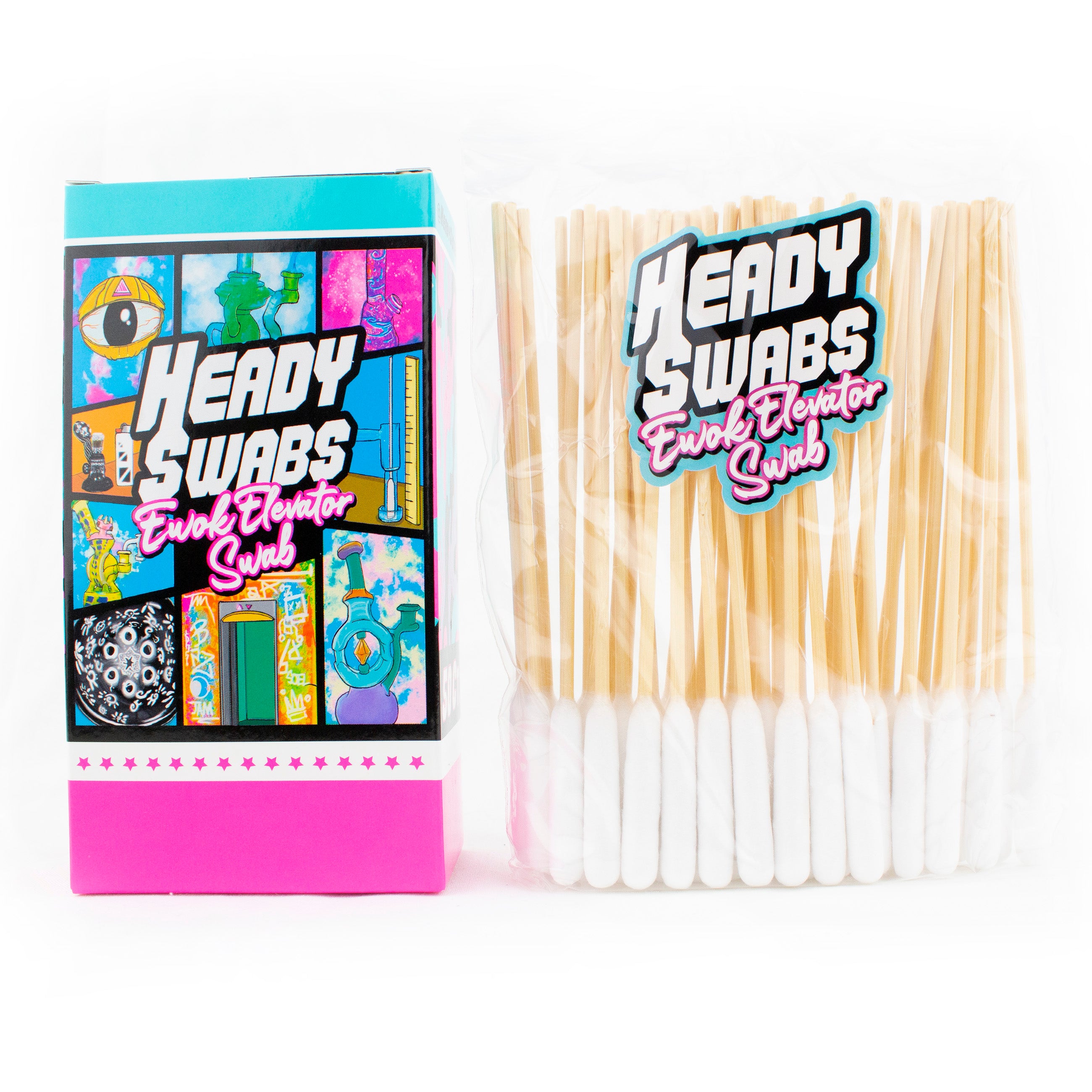 Heady Swabs Ewok Elevator Swabs – Clean & Easy Dab Tools – SmokeTokes
