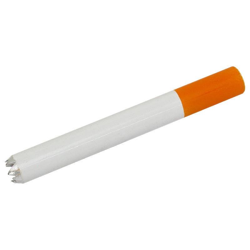 Long Metal Cigarette One Hitter with Teeth | One Hitter Teeth