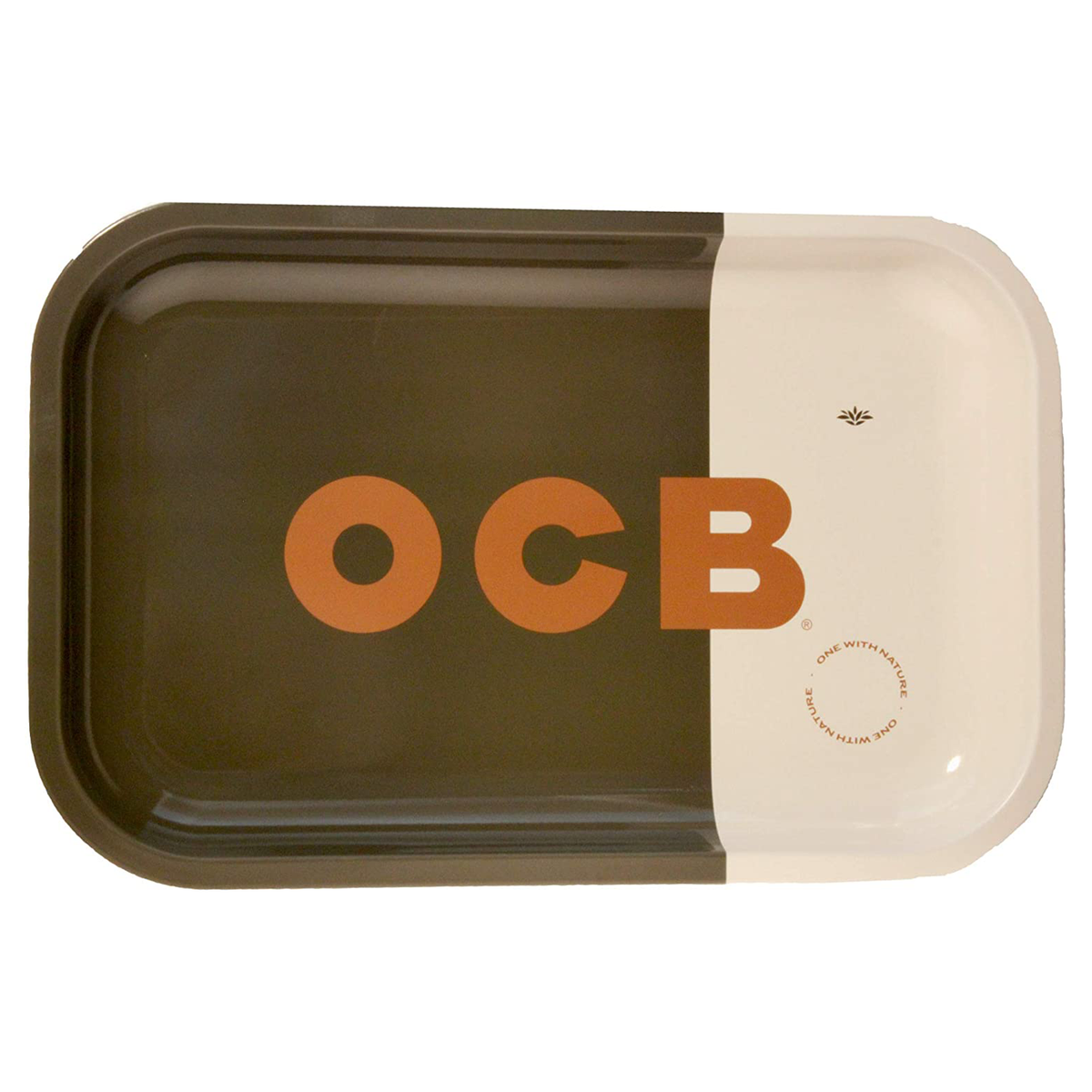 OCB One Nature Metal Rolling Tray | OCB One Metal Rolling Tray – SmokeTokes